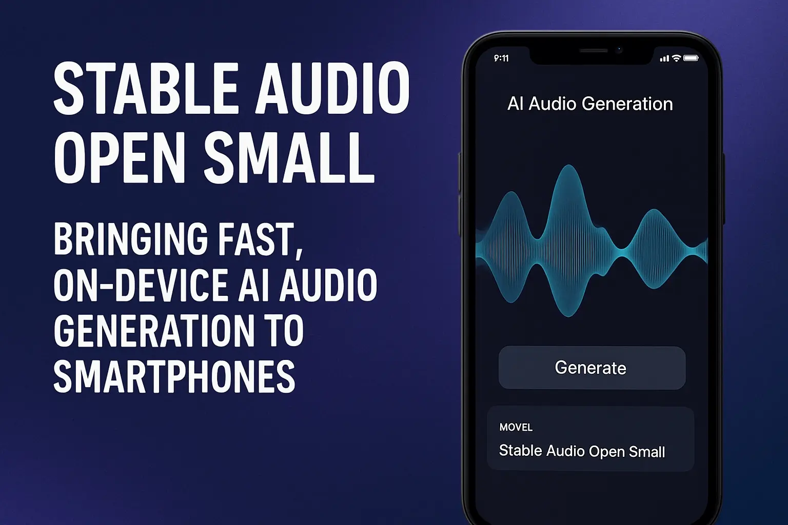 Stable Audio Open Small: Bringing Fast, On-Device AI Audio Generation ...