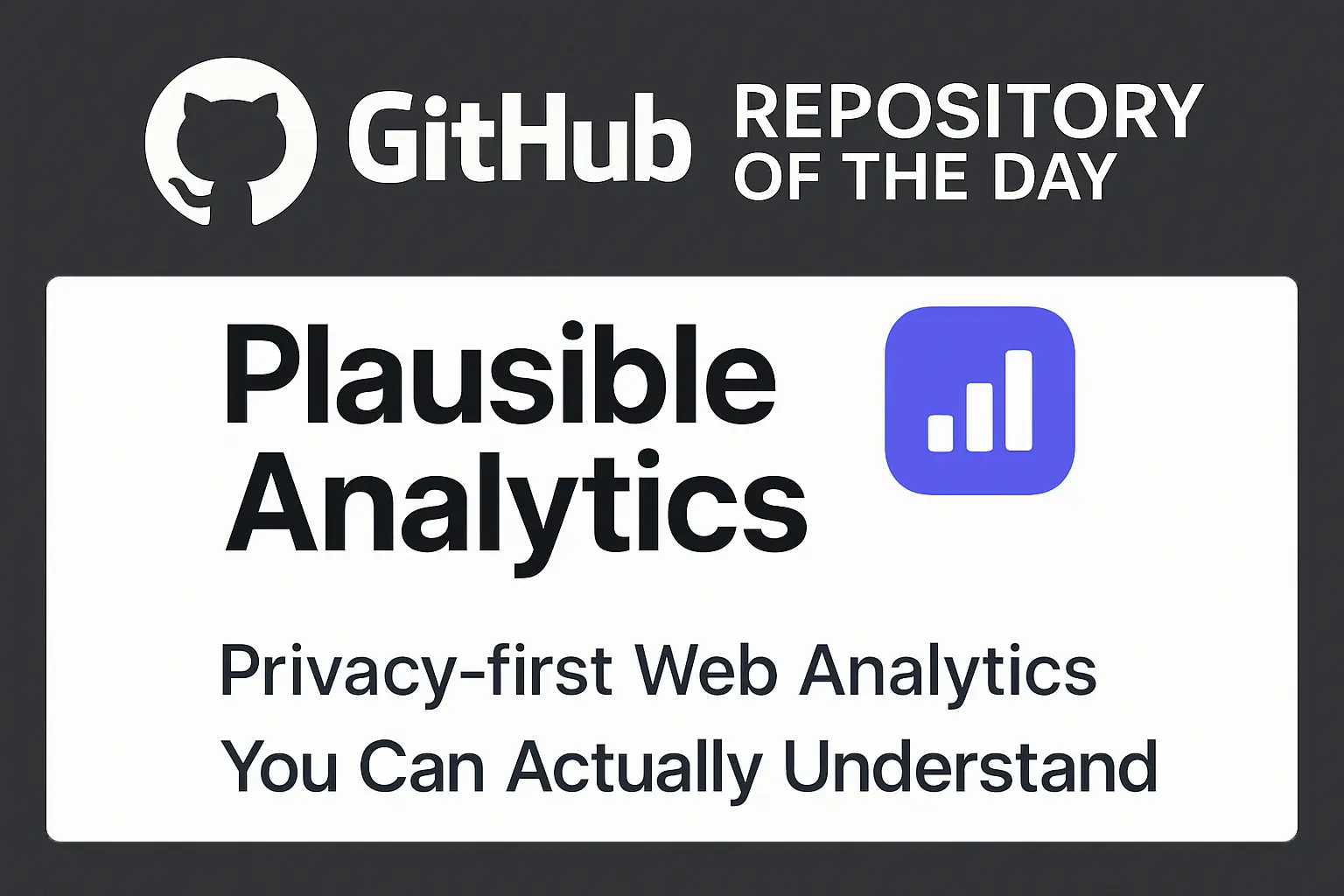 Plausible Analytics: Privacy-first Web Analytics You Can Actually ...
