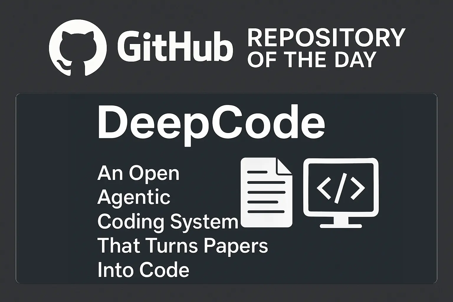 DeepCode: An Open Agentic Coding System That Turns Papers Into Code ...