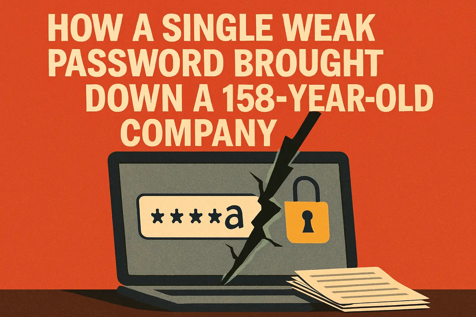 How a Single Weak Password Brought Down a 158-Year-Old Company | Joshua ...