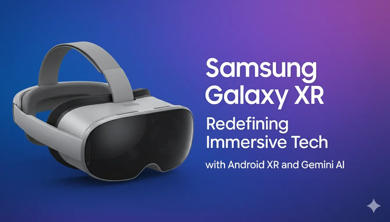Samsung Galaxy XR: Redefining Immersive Tech with Android XR and Gemini ...