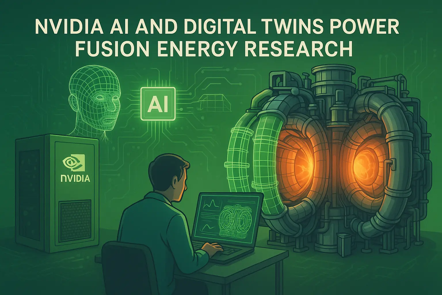 NVIDIA AI and Digital Twins Power Fusion Energy Research | Joshua Berkowitz