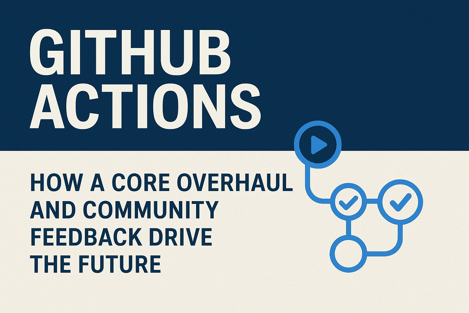 GitHub Actions: How a Core Overhaul and Community Feedback Drive the ...
