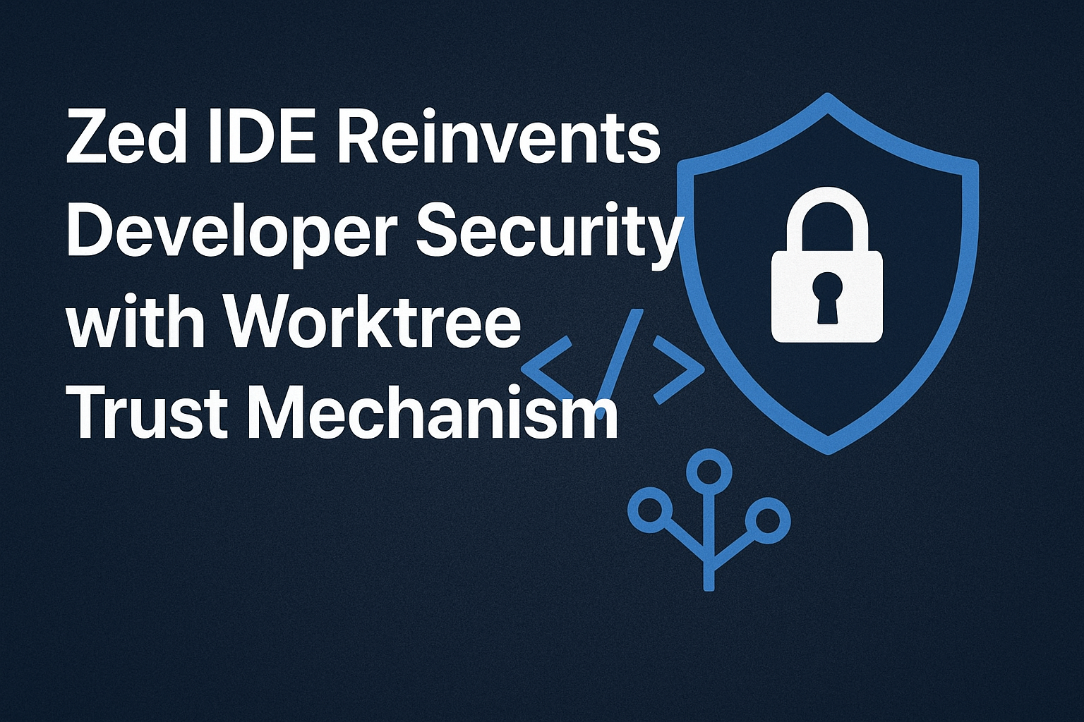 Zed IDE Reinvents Developer Security with Worktree Trust Mechanism ...