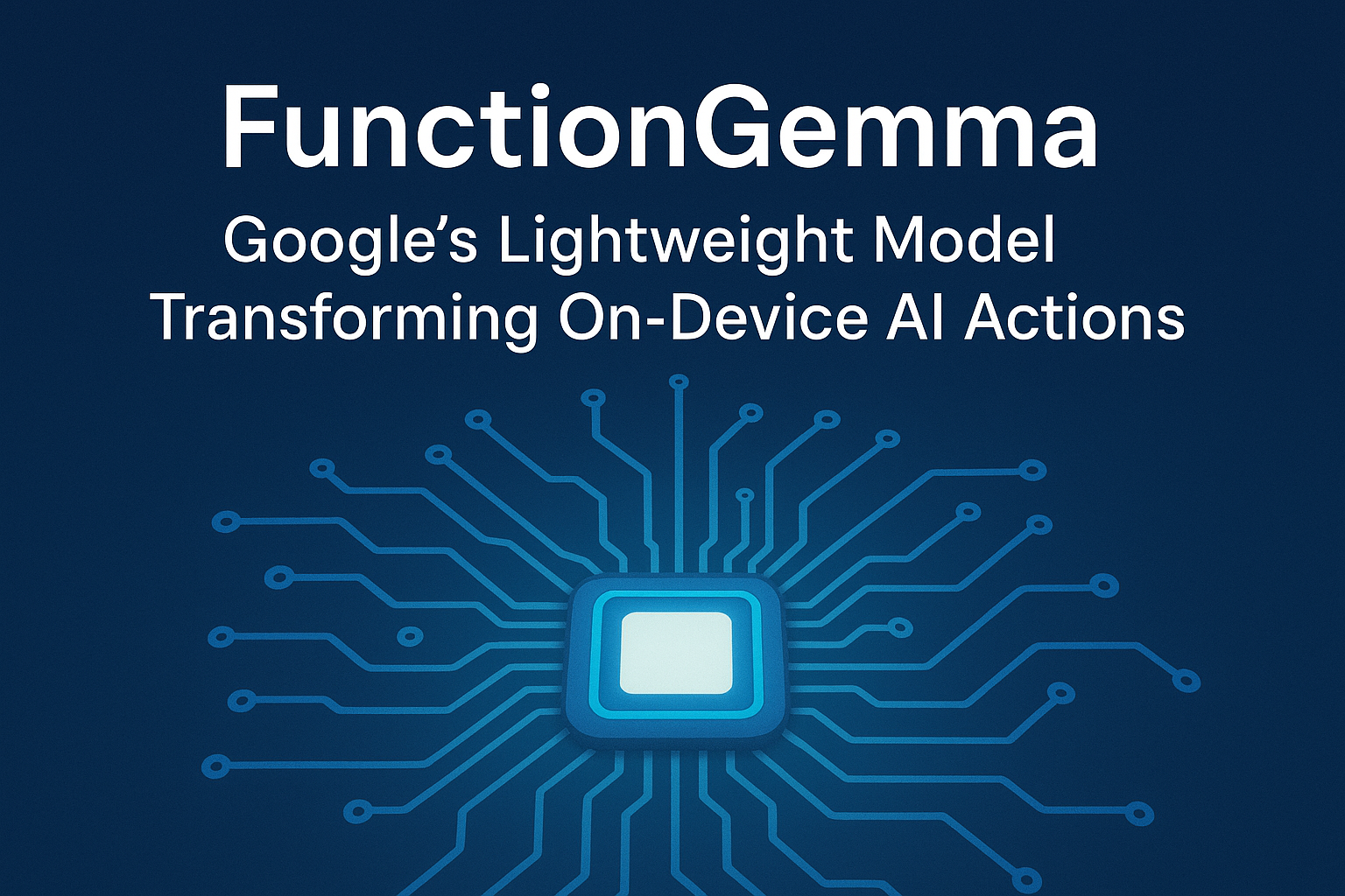 FunctionGemma: Google's Lightweight Model Transforming On-Device AI ...