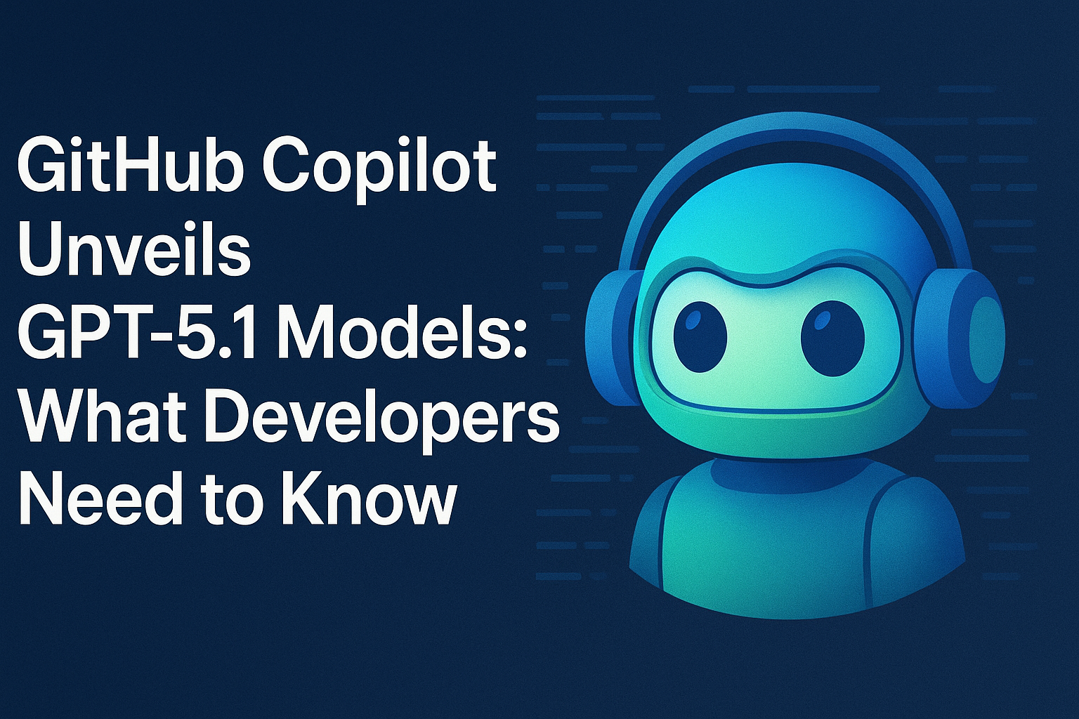 GitHub Copilot Unveils GPT-5.1 Models: What Developers Need to Know ...